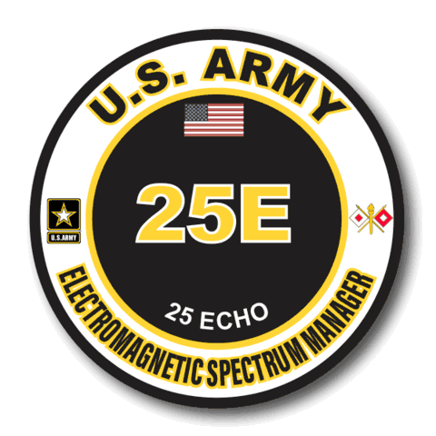 US Army 25E Electromagnetic Spectrum Manager MOS Decal