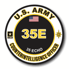 US Army 35G Signals Intelligence Office MOS Decal - US Army Military ...