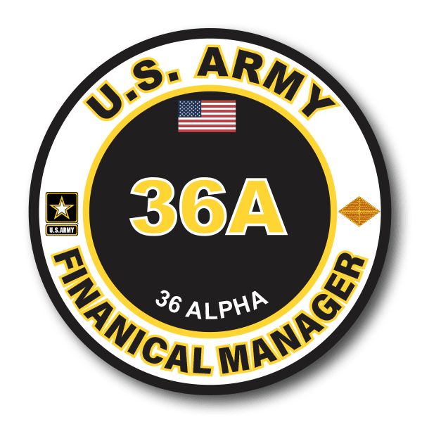 US Army 36A Financial Manager MOS Decal