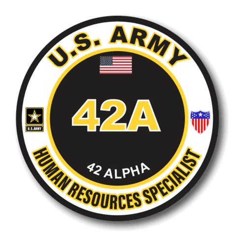 US Army 42A Human Resources Specialist MOS Decal