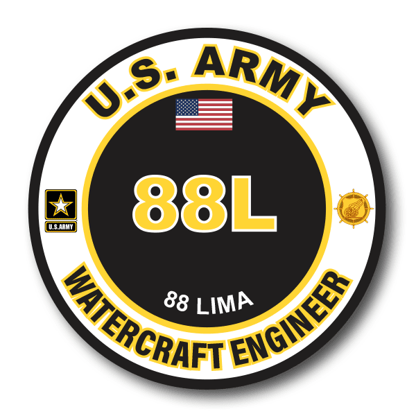US Army 88L Watercraft Engineer MOS Decal