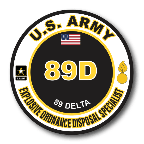 US Army 89D Explosive Ordnance Disposal Specialist MOS Decal
