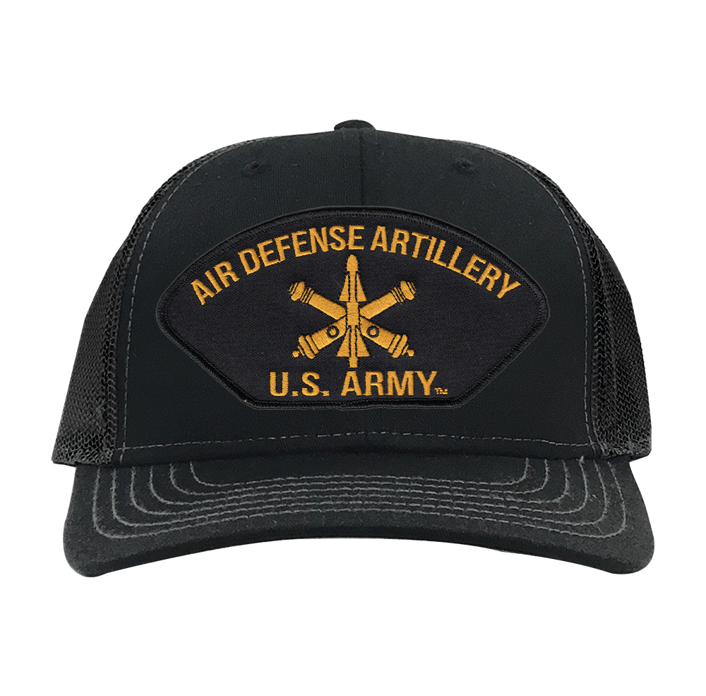 US Army Air Defense Artillery Mesh Ball Cap - US Army Branch of Service ...