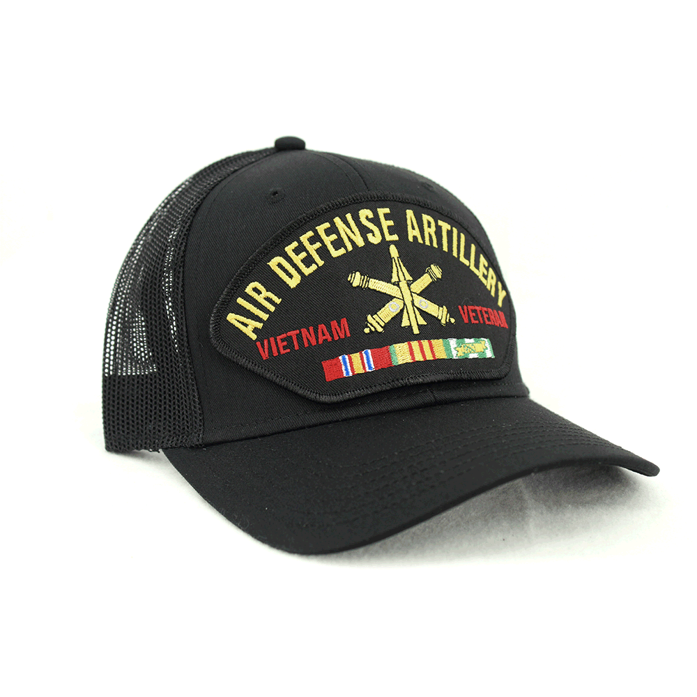 US Army Air Defense Artillery Vietnam Veteran Mesh Cap - US Army Branch ...