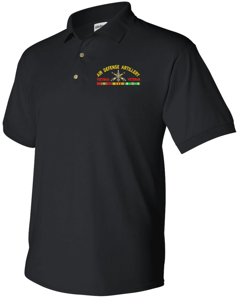 US Army Air Defense Artillery Vietnam Veteran Polo - US Army Branch ...