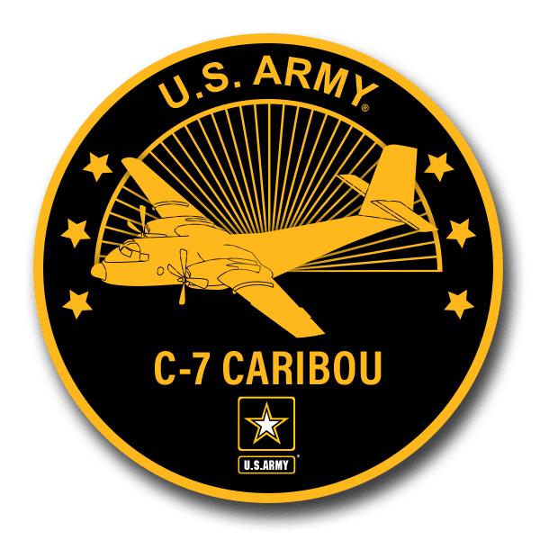 US Army C-7 Caribou Decal - US Army Aircraft Decals - PriorService.com