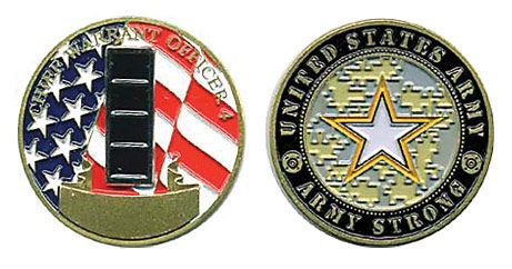 US Army Chief Warrant Officer WO4 Challenge Coin - US Army Rank ...