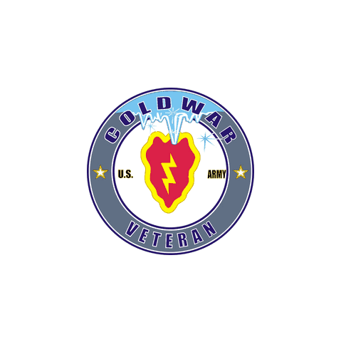 US Army Cold War 25th Infantry Veteran Decal - Cold War Veteran US Army ...