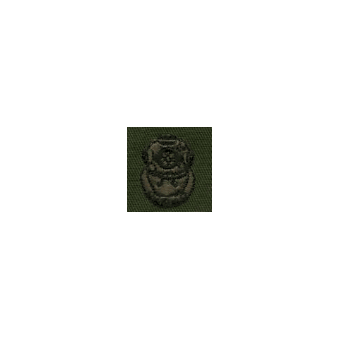 US Army Diver 1st Class Embroidered Subdued Badges - Army Subdued ...