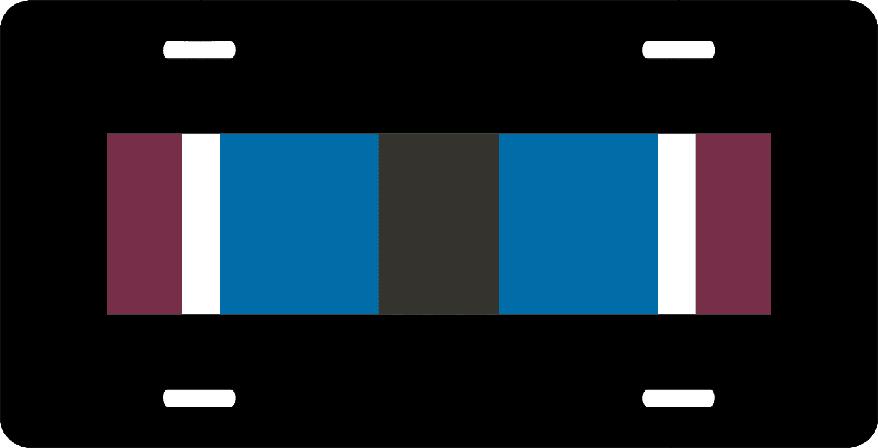 US Army Humanitarian Service Medal Ribbon License Plate - US Army ...