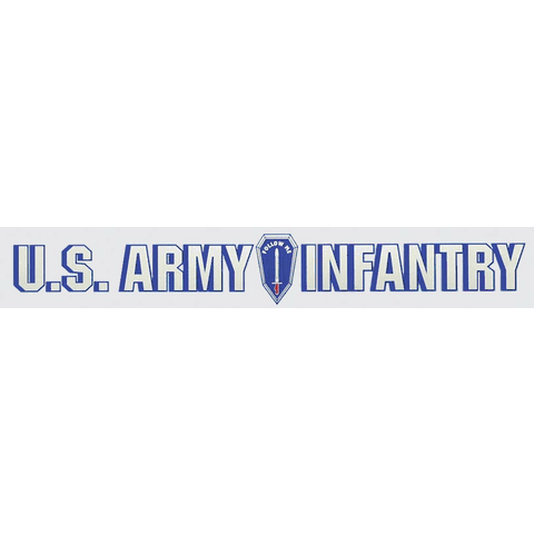 US Army Infantry Window Strip Decal - US Army Unit Decals ...