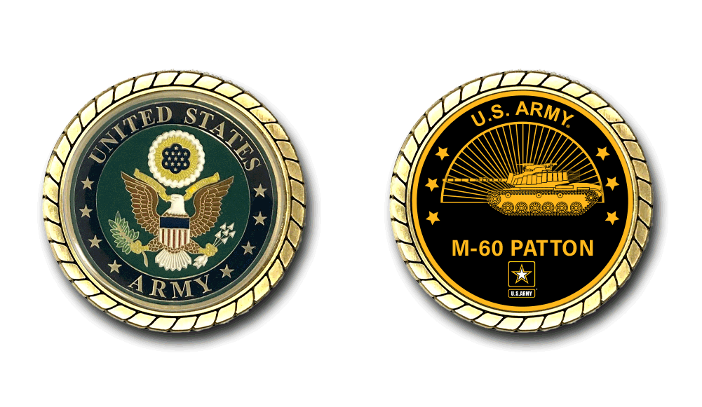 US Army M-60 Patton Challenge Coin