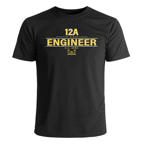 US Army MOS 12a Engineer T-Shirt - US Army Corps of Engineers MOS T-Shirts - PriorService.com