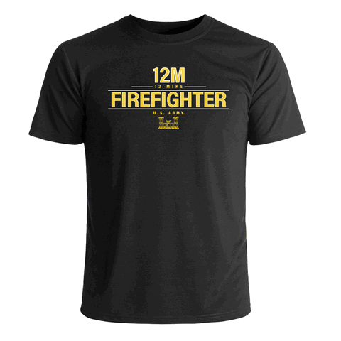 US Army MOS 12m Firefighter T-Shirt - US Army Corps of Engineers MOS T ...