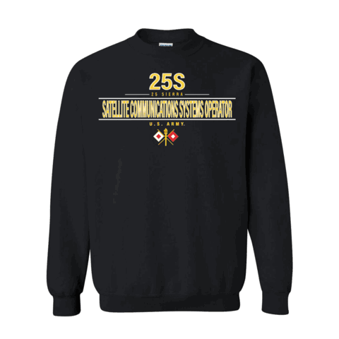 US Army MOS 25s Satellite Communications Systems Operator Sweatshirt ...