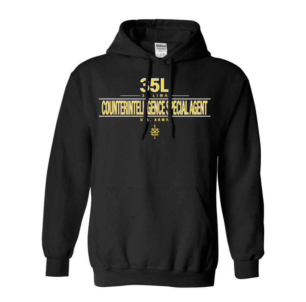 US Army MOS 35l Counterintelligence Special Agent Hooded Sweatshirt ...