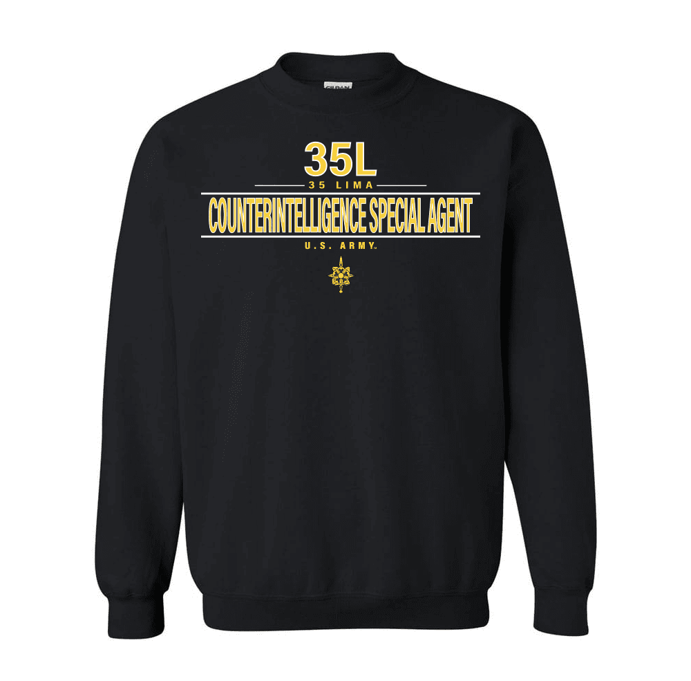 US Army MOS 35l Counterintelligence Special Agent Sweatshirt - US Army ...