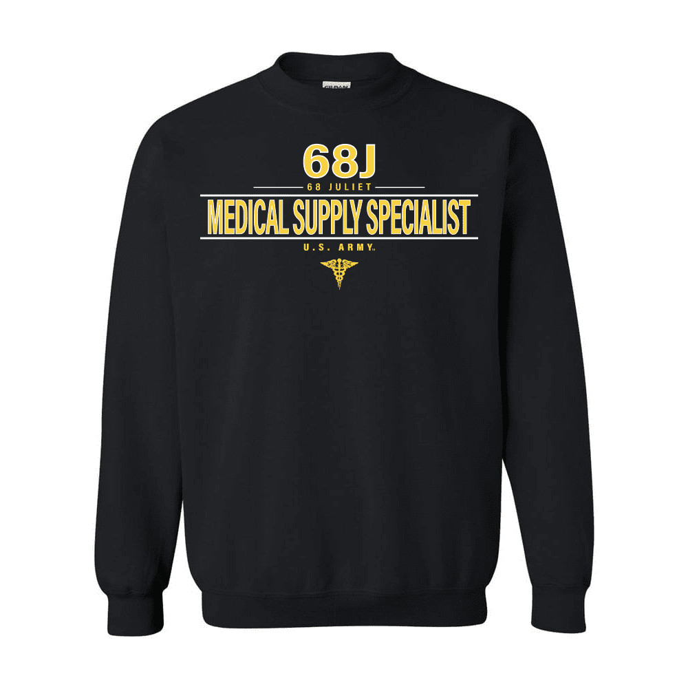 US Army MOS 68J Medical Supply Specialist Sweatshirt - US Army Medical ...