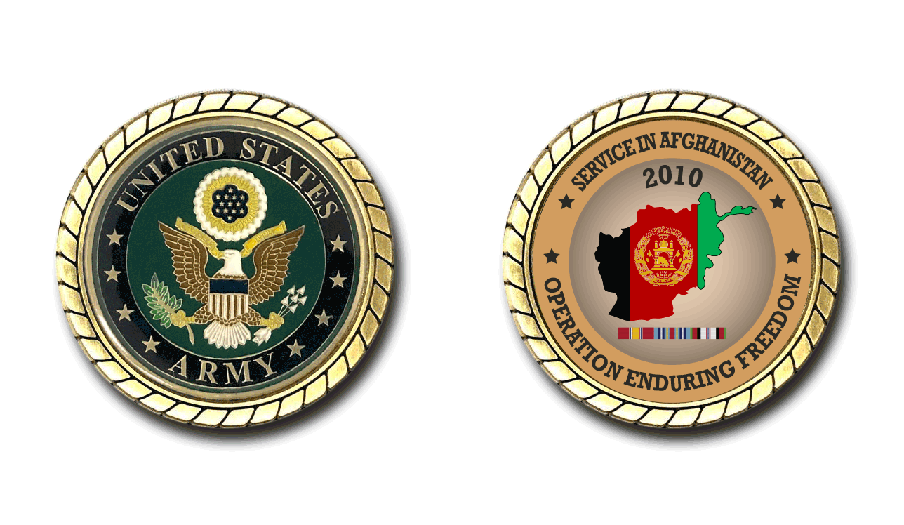 US Army Operation Enduring Freedom 2010 Challenge Coin - US Army OEF ...