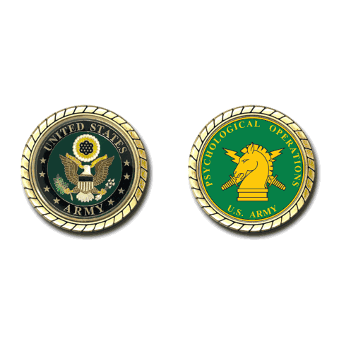 US Army Psychological Operations Challenge Coin - New US Army Branch of ...