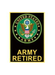 US Army Retired Pin - Army Pins - PriorService.com