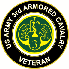 3rd Armored Cavalry Regiment OIF Decal - 3rd Armored Cavalry Regiment ...