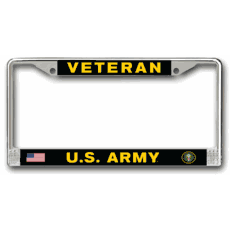 New Retired and Veteran License Plate Frames , Military Gifts and more ...