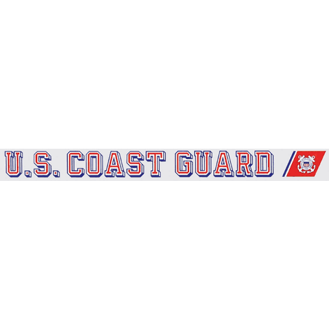 US Coast Guard Decal - Military Window Strip Decals - PriorService.com