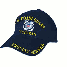 USCG Embroidered Cap - US Coast Guard Caps - PriorService.com