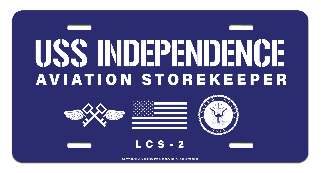 US Navy Custom Aviation Storekeeper License Plate - US Navy Custom Ship ...