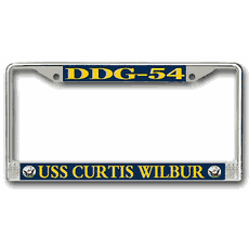 US Navy Retired Thin Rim License Plate Frame - US Navy License Plate ...