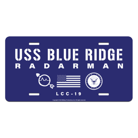 US Navy Custom Radarman License Plate - US Navy Custom Ship Rating ...