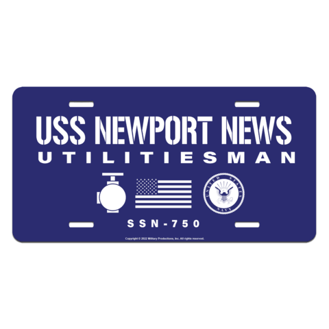 US Navy Custom Utilitiesman License Plate - US Navy Custom Ship Rating ...