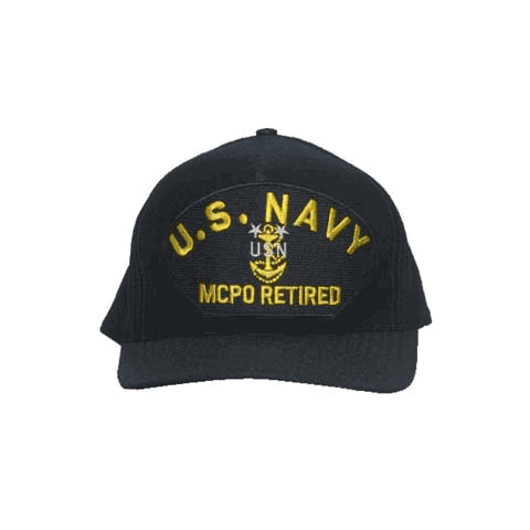 US Navy Master Chief Petty Officer Retired Cap - US Navy Caps ...