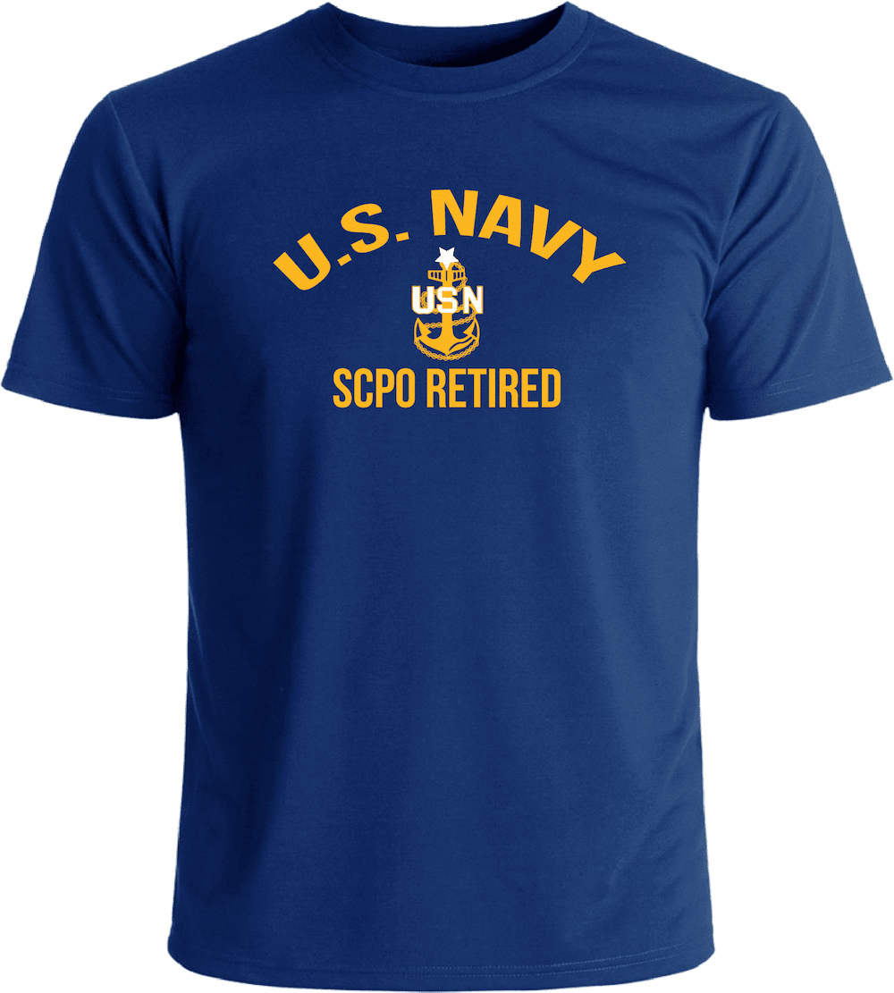 US Navy SCPO Retired T-Shirt - new veteran t-shirts - PriorService.com