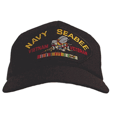 Seabees with Bulldozer Cap - US Navy Seabees Caps - PriorService.com