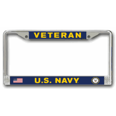 New Retired and Veteran License Plate Frames , Military Gifts and more ...