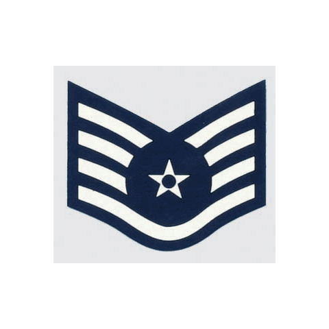 USAF E-5 Staff Sgt. Decal