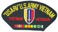 USARV US Army Vietnam Vet Hat Patch - Army Hat Patches - PriorService.com