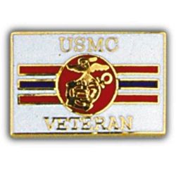 USMC Veteran Pin - Marine Corps Pins - PriorService.com