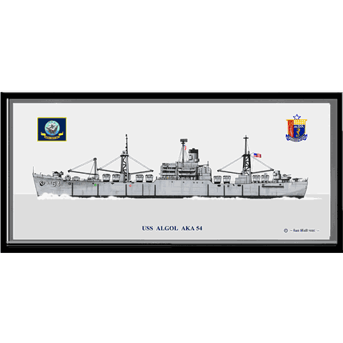USS Algol AKA-54 Ship Print - New Prints - PriorService.com