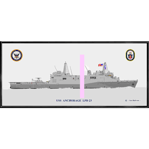 USS Anchorage LPD-23 Print - Amphibious Prints - PriorService.com