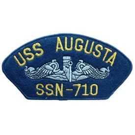 USS Augusta SSN-710 Hat Patch - New Ship Patches - PriorService.com