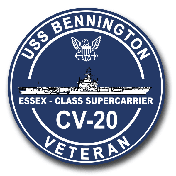 USS Bennington CV-20 Veteran Decal - US Navy Aircraft Carrier Veteran ...