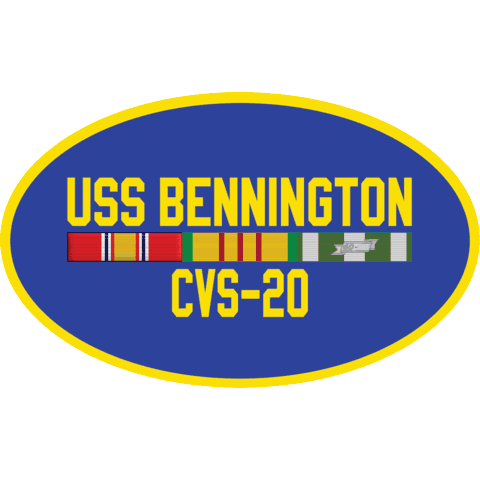 USS Bennington CVS-20 With Vietnam Service Decal - US Navy Ship Vietnam ...