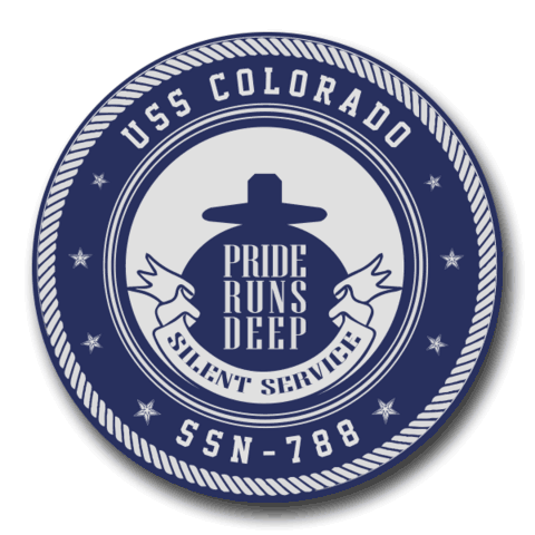 USS Colorado SSN-788 Decal - US Navy Submarine Decals - PriorService.com