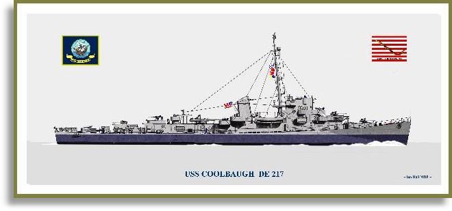 USS Coolbaugh DE-217 Print - Destroyers A-F - PriorService.com