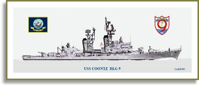 USS Coontz DLG-9 Print - Destroyers A-F - PriorService.com