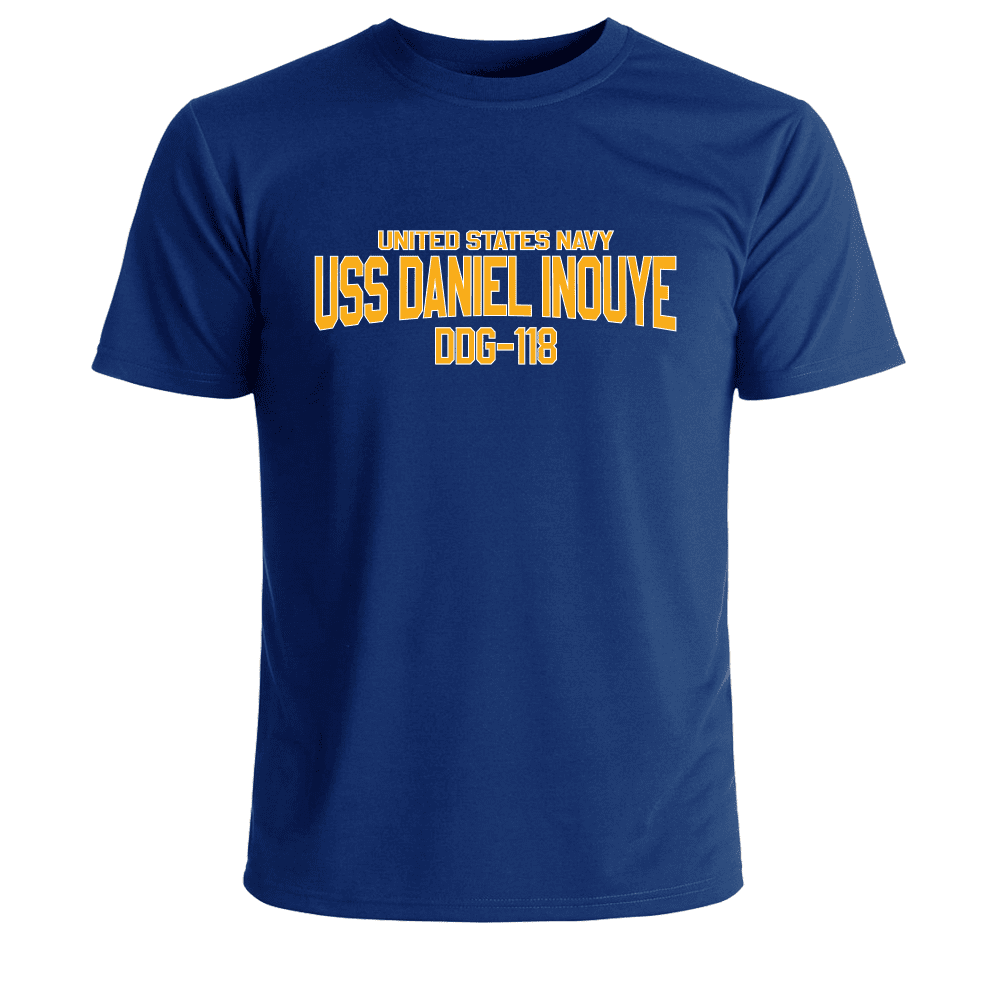 USS Daniel Inouye DDG-118 T-Shirt - New US Navy Destroyer T-Shirts ...