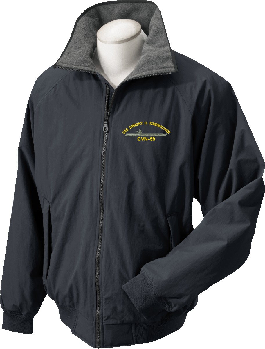 USS Dwight D. Eisenhower CVN-69 3-Season Jacket - US Navy Aircraft ...
